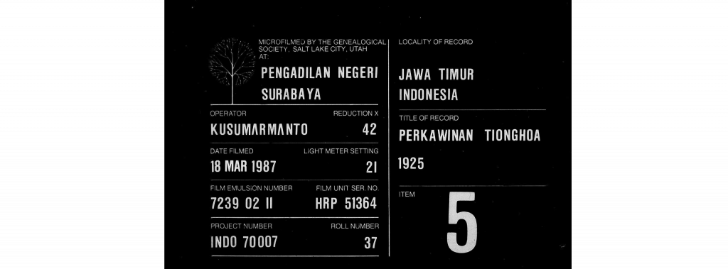 Index LDS microfilms - IGV